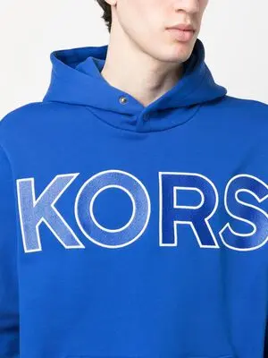 Michael Kors Logo-embossed Cotton Hoodie