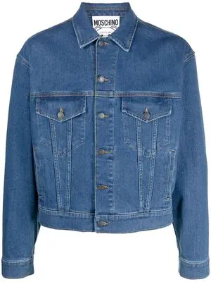 Moschino Embroidered Denim Jacket