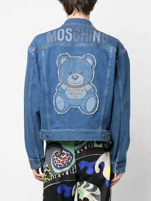 Moschino Embroidered Denim Jacket