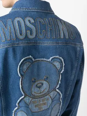 Moschino Embroidered Denim Jacket