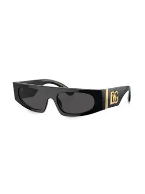 Dolce & Gabbana Logo-plaque Rectangular Sunglasses