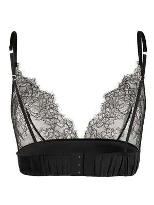 MAISON CLOSE Lace-detail Triangle-cup Bra