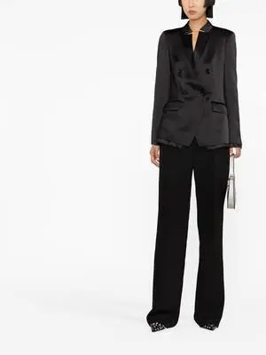 BLANCA VITA Double-breasted Blazer - Black