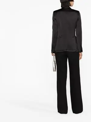 BLANCA VITA Double-breasted Blazer - Black