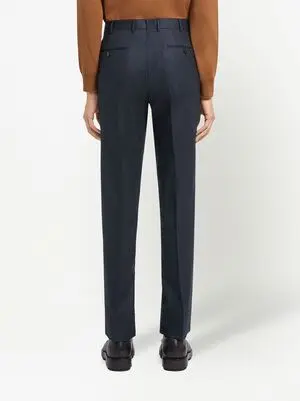 Zegna Tailored Wool Trousers - Blue
