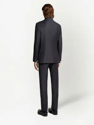 Zegna Trofeo Single-breasted Wool Suit - Grey