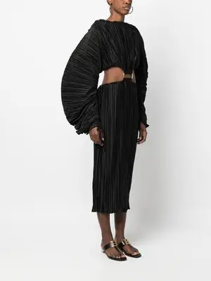 Cult Gaia Akilah Pleated Midi Dre