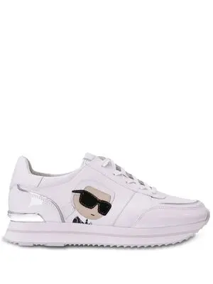 Karl Lagerfeld Patch Detail Low-top Sneakers