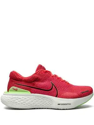 Nike Zoomx Invincible Run Flyknit Siren /black-team -green Sneakers - Red