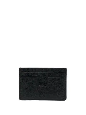 TOM FORD Logo-print Leather Cardholder - Black