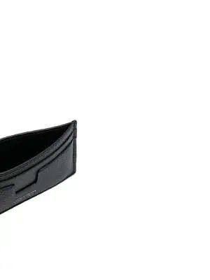 TOM FORD Logo-print Leather Cardholder - Black