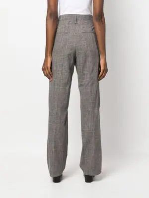 MARANT ETOILE Olympe Prince Of Wales Check Trousers