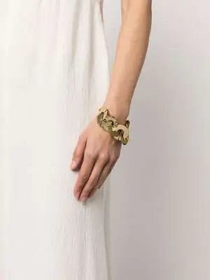 PATOU Logo-engraved Coin Bracelet