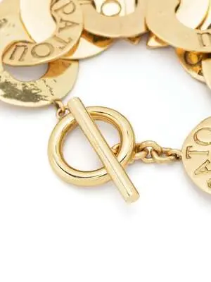 PATOU Logo-engraved Coin Bracelet