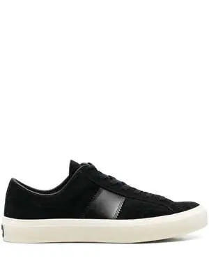 TOM FORD Logo-print Low-top Sneakers - Black