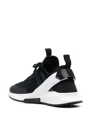 TOM FORD Jago Panelled Logo-patch Sneakers - Black