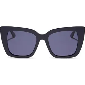 DIFF Lizzy 54mm Cat Eye Sunglasses - Royal / Midnight