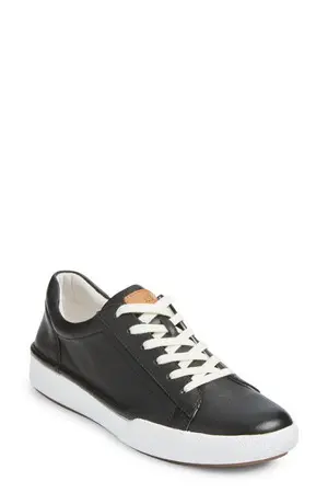 Josef Seibel Claire Leather Sneaker - Black