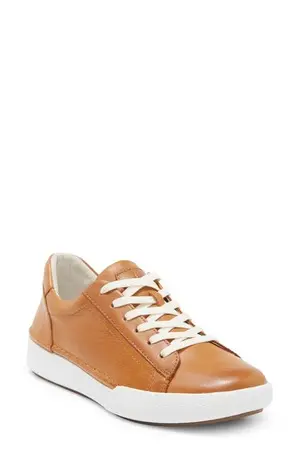 Josef Seibel Claire Leather Sneaker - Camel