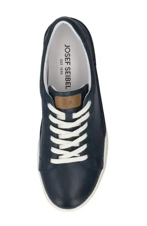 Josef Seibel Claire Leather Sneaker - Indigo