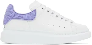 Alexander McQueen Alexander McQueen White & Purple Oversized Sneakers 8870 White/lilla