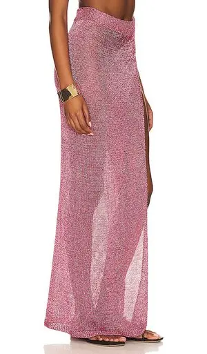 Superdown Keva Wrap Maxi Skirt - Pink