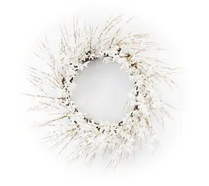 MELROSE Blossom Floral And Twig Wreath 25'd - One-color