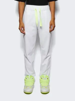 LANVIN Lace Curb Jogging Pants Optic White Optic White