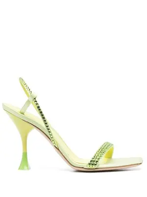 3JUIN Slingback 110mm Sandals - Green