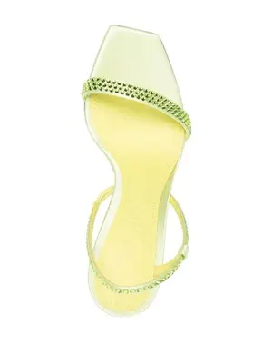 3JUIN Slingback Embellished High Heel Sandals