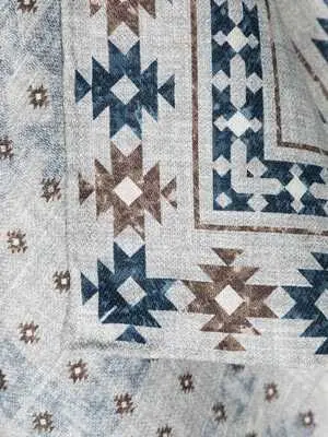 Brunello Cucinelli Geometric-print Square-shape Scarf