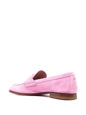 Santoni Almond-toe 15mm Penny Loafers