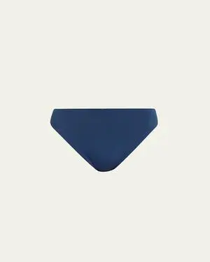 ANEMOS Midi High-Cut Bikini Bottom Navy