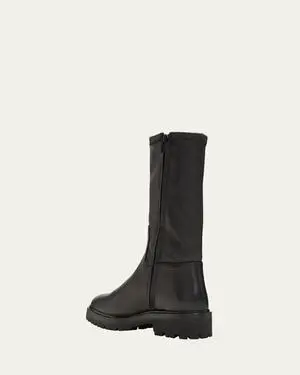 LOEFFLER RANDALL Danny Lambskin Mid Boots