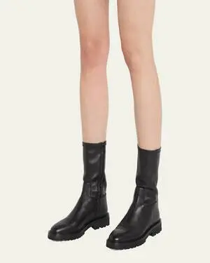 LOEFFLER RANDALL Danny Lambskin Mid Boots