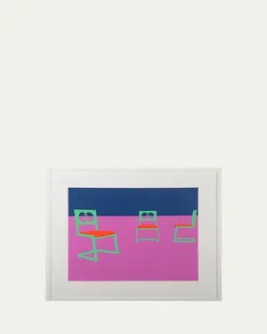 RFA FINE ART Study Of Chairs 2" Print Wall Art Michael Wolk - Multi