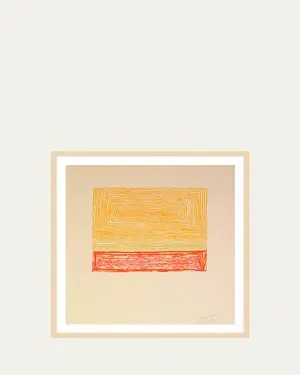 RFA FINE ART Yellow With Orange" Print Wall Art Evan Taylor - Multi