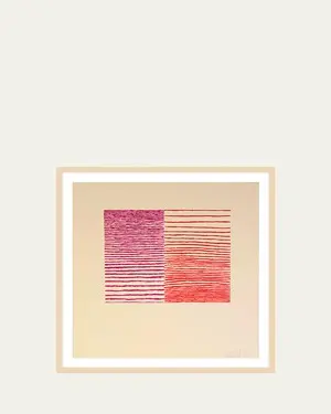 RFA FINE ART Red Magenta Ripples" Print Wall Art Evan Taylor - Multi