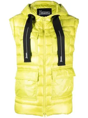 Herno Sleeveless Padded Gilet - Green