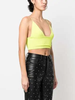 Dsquared2 Ribbed-knit Bralette Top