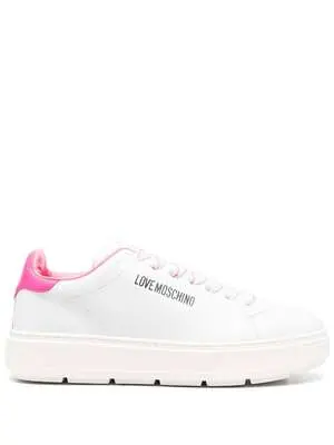 Moschino Low-top Leather Sneakers