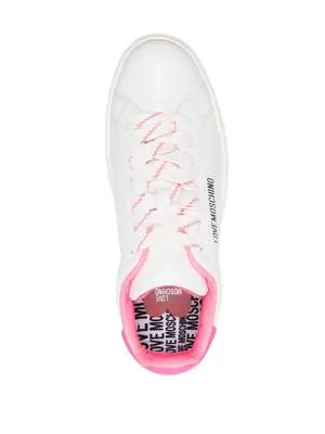 Moschino Low-top Leather Sneakers