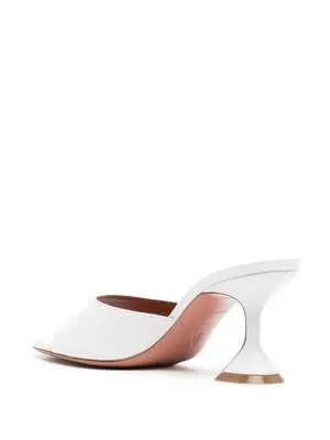 Amina Muaddi Lupita Sandals - White