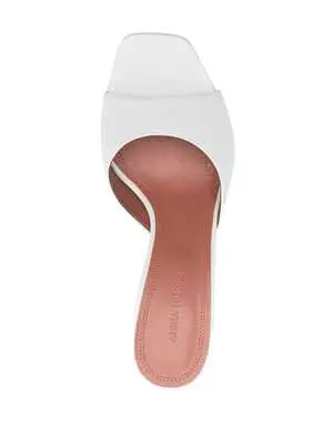 Amina Muaddi Lupita Sandals - White
