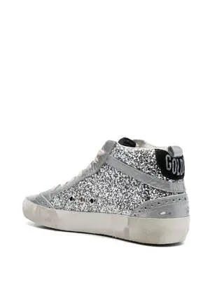 GOLDEN GOOSE Glittered High-top Sneakers