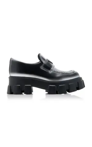 Prada Lug Sole Loafers