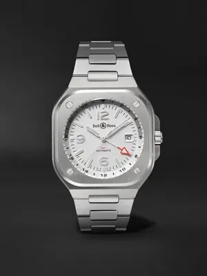 BELL & ROSS Br 05 Gmt Automatic 41mm Watch - White