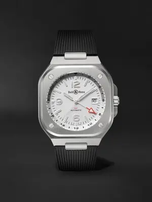 BELL & ROSS Br 05 Automatic Gmt 41mm Watch - White