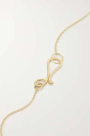 MELISSA JOY MANNING 14-karat Recycled Gold Ruby Pendant Necklace
