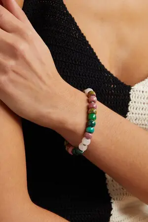 Carolina Bucci Forte Beads Comporta Bracelet - Green